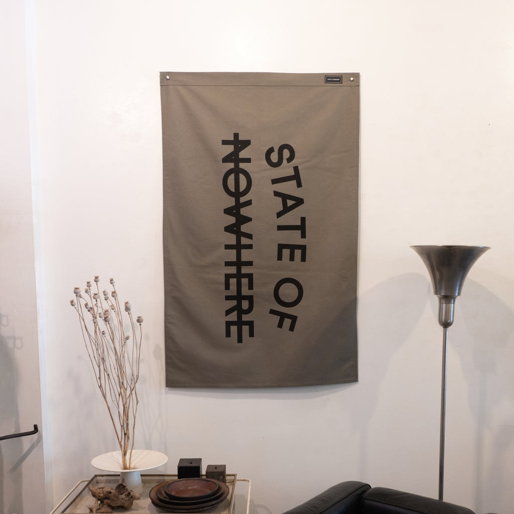 Large Canvas Flag - State of Nowhere