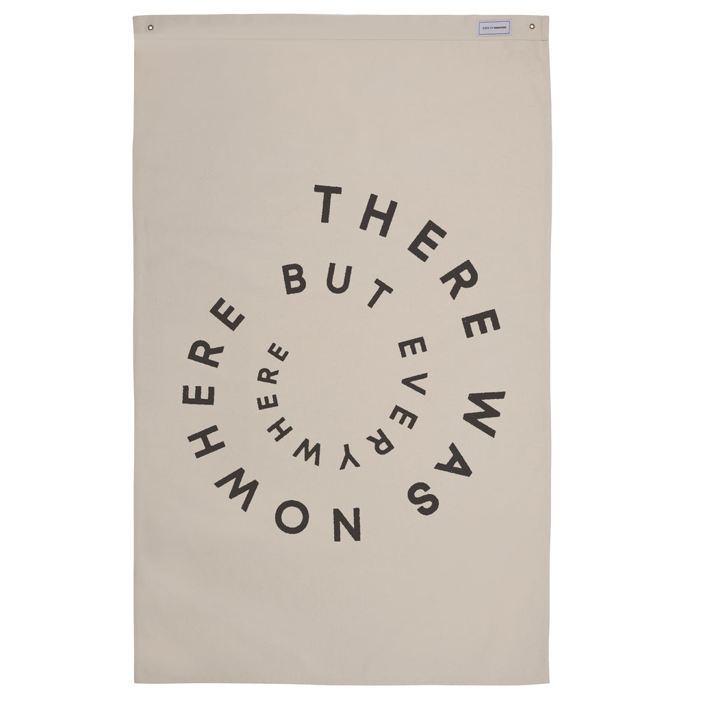 Large Canvas Flag - Nowhere But Everywhere – State of Nowhere